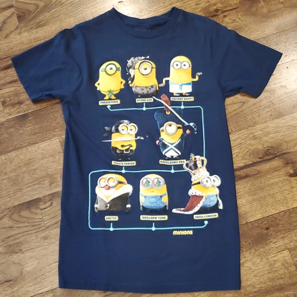 Mens Despicable Me Minions Graphic Tee Size S - Gem